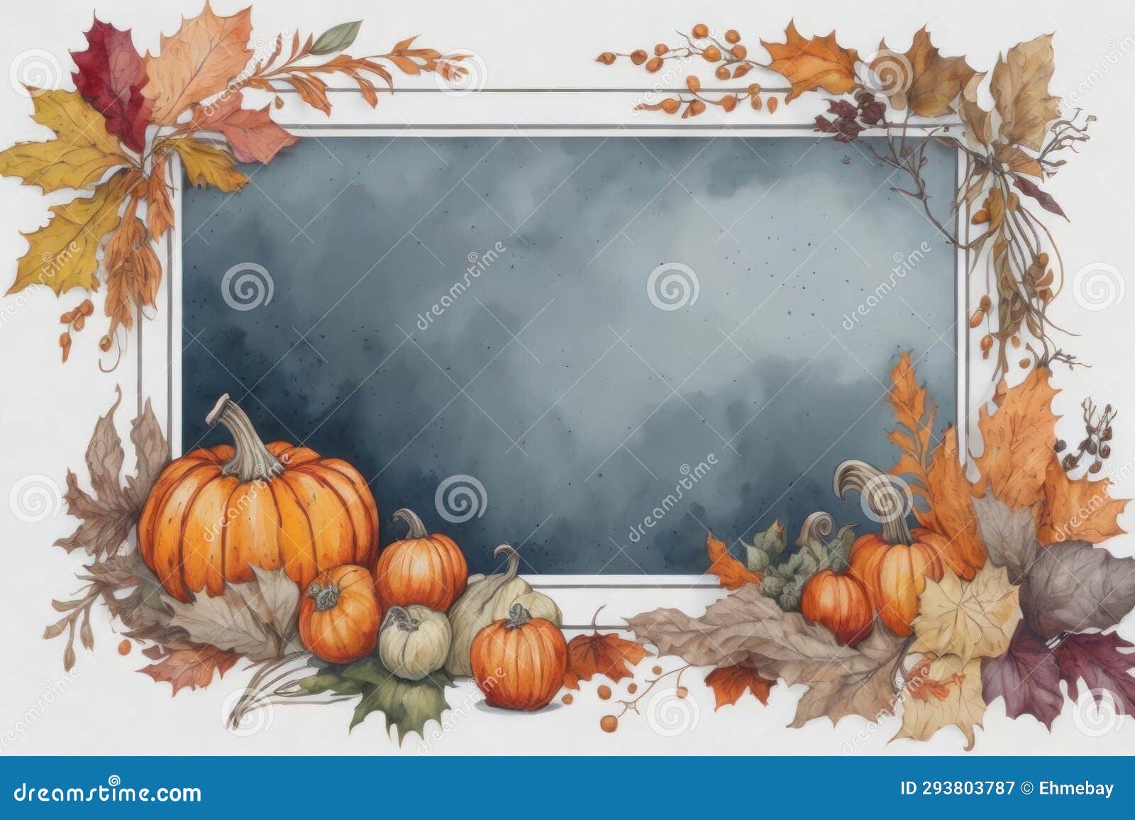 Thanksgiving Frame Enhancement: Sticker with Style and Variety Stock ...