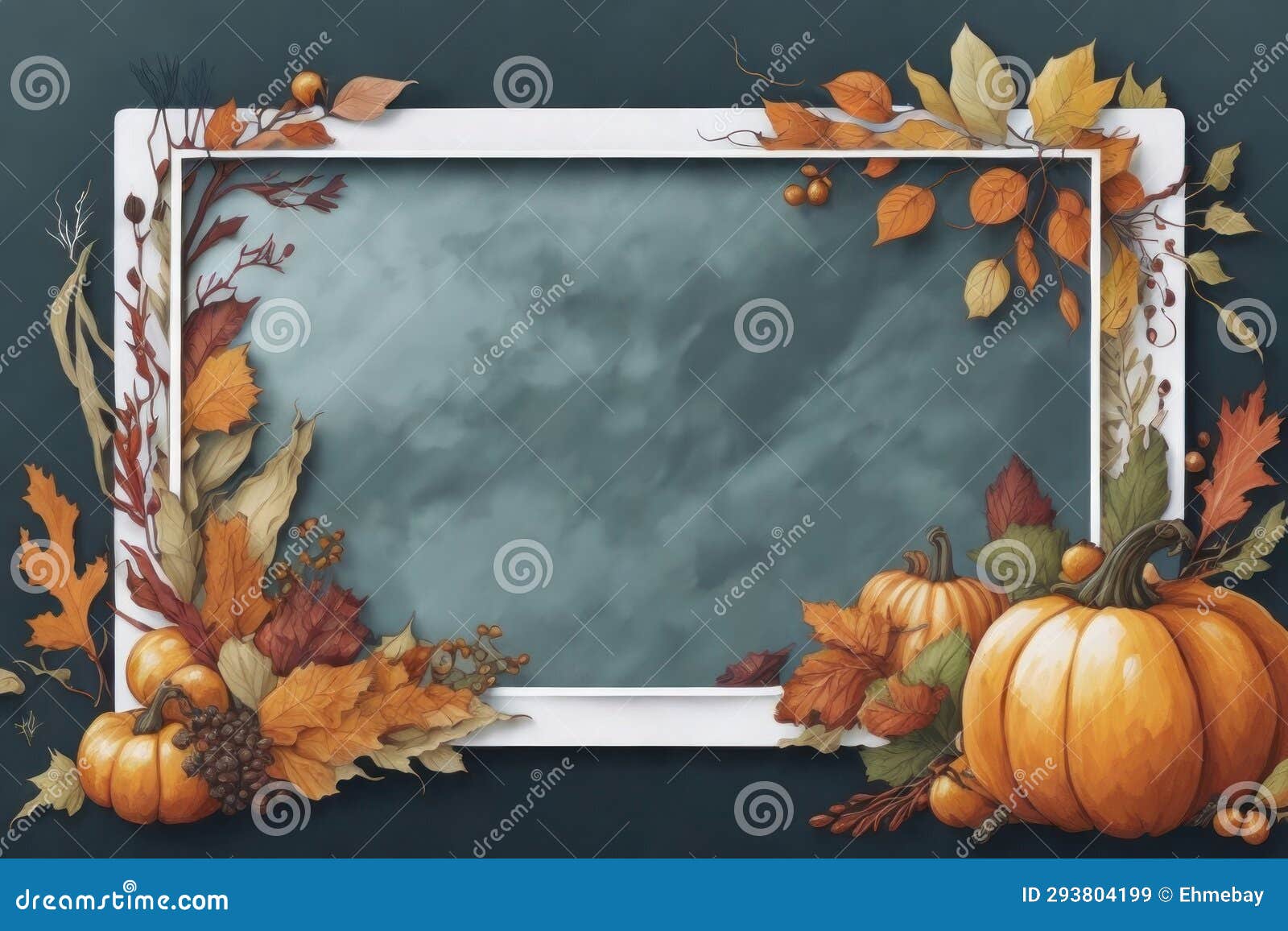 Thanksgiving Frame Enhancement: Sticker with Style and Variety Stock ...