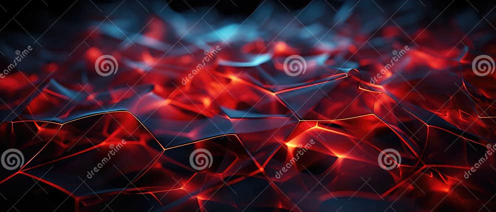Elevate Your Web Design with this Striking Abstract Red Net Grid ...
