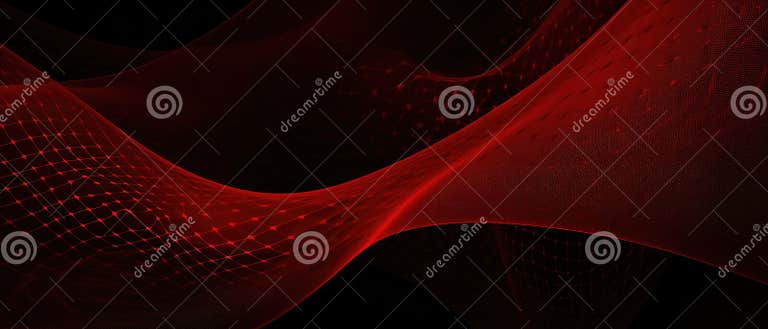 Elevate Your Web Design with this Striking Abstract Red Net Grid ...