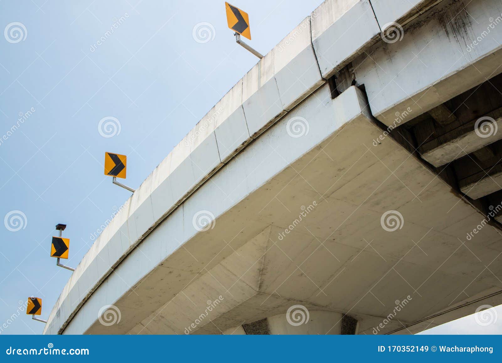 Elevated bridge Overpass stock image. Image of building - 170352149