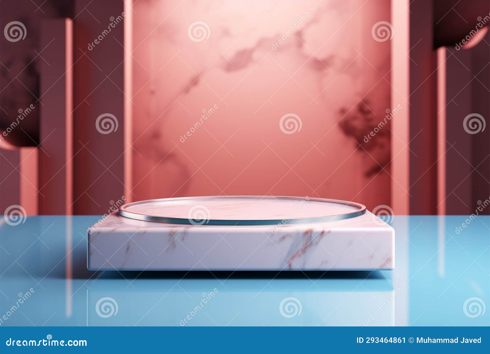 Elevated Display Platform for Beauty Products, a Blank Stage with Class Stock Illustration ...