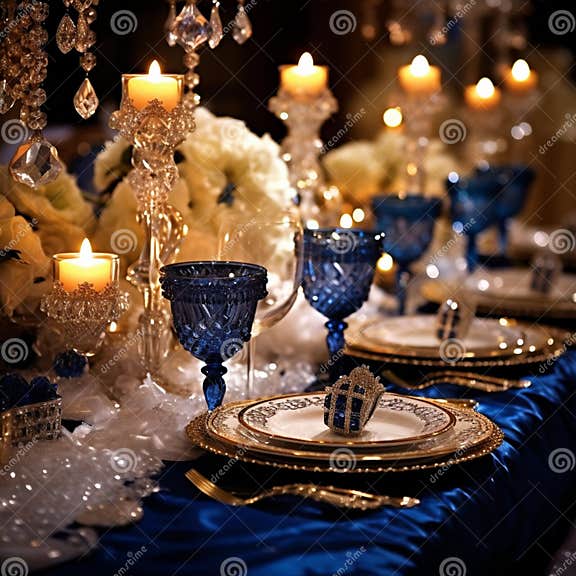 Elevated Elegance: a Reception Buffet with a Touch of Class Stock Photo ...