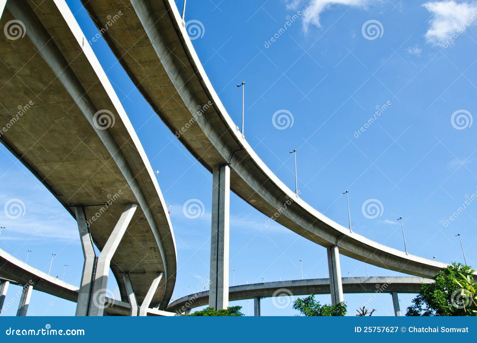 Elevated expressway stock image. Image of fast, construction - 25757627