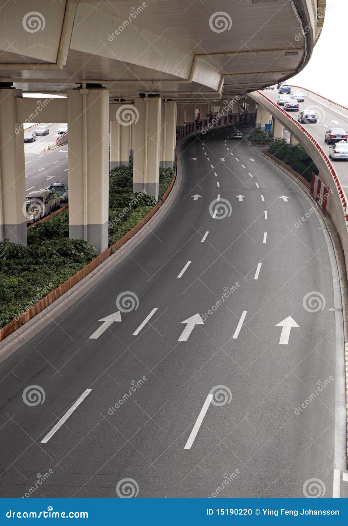 Elevated highway stock photo. Image of empty, tarmac - 15190220