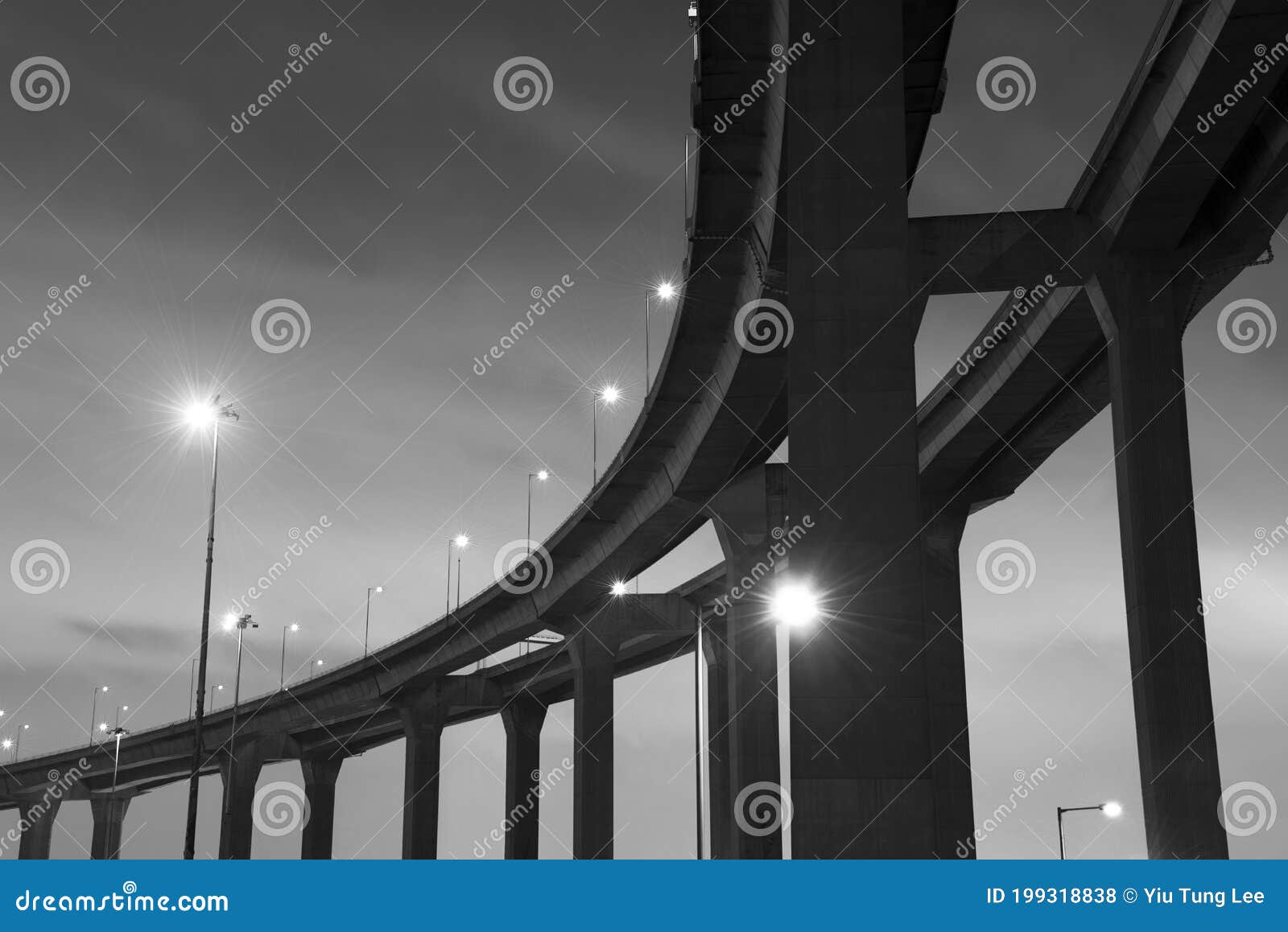 Elevated highway or bridge stock photo. Image of architectural - 199318838