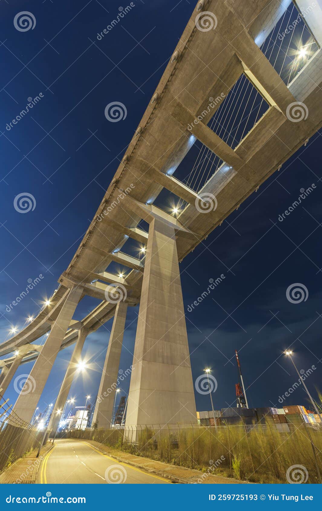 Elevated highway or bridge stock image. Image of connect - 259725193