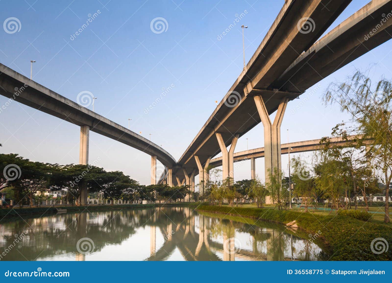 Elevated highway stock image. Image of lane, construction - 36558775