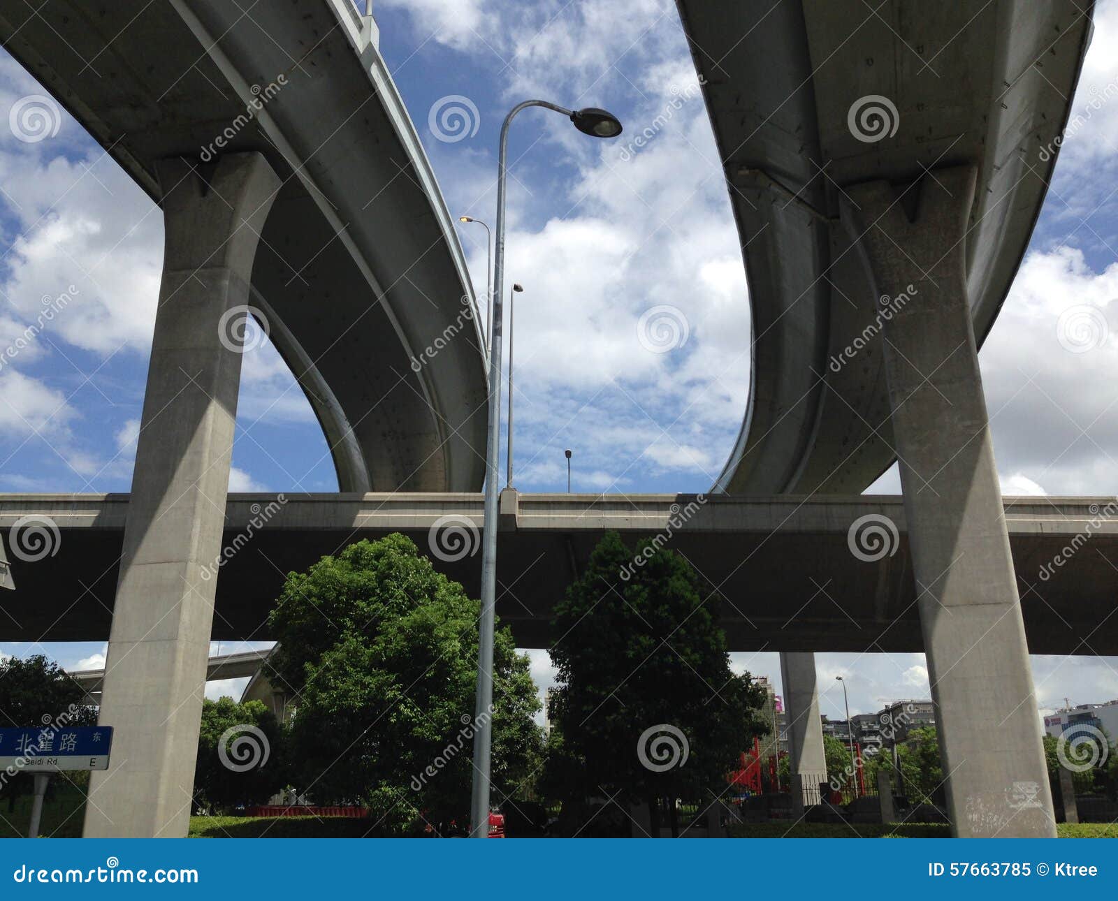 Elevated highway stock image. Image of flyover, column - 57663785
