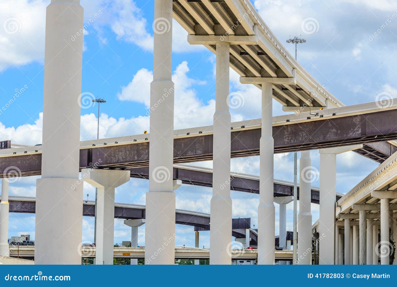 Elevated highway stock image. Image of houston, congestion - 41782803