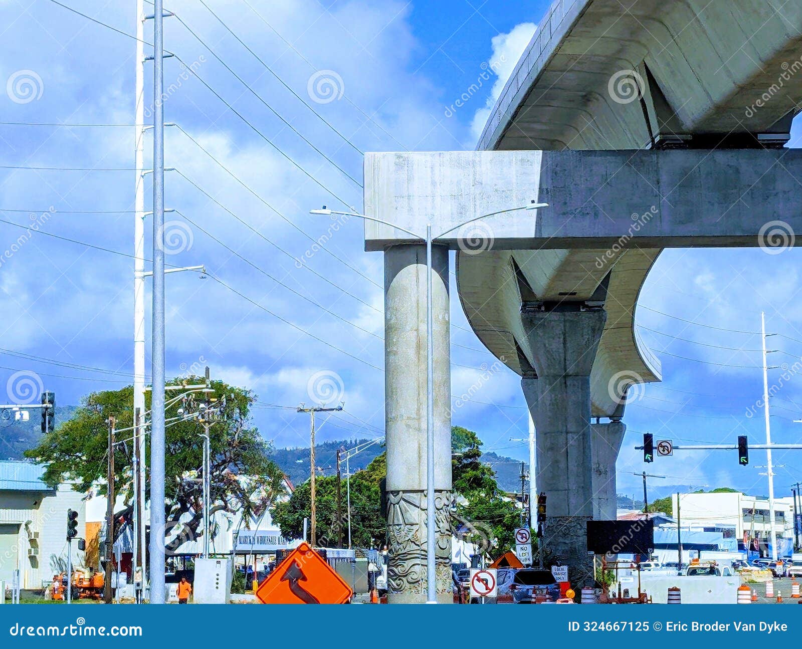 Elevated Rail Track On Construction Site Royalty-Free Stock Image ...