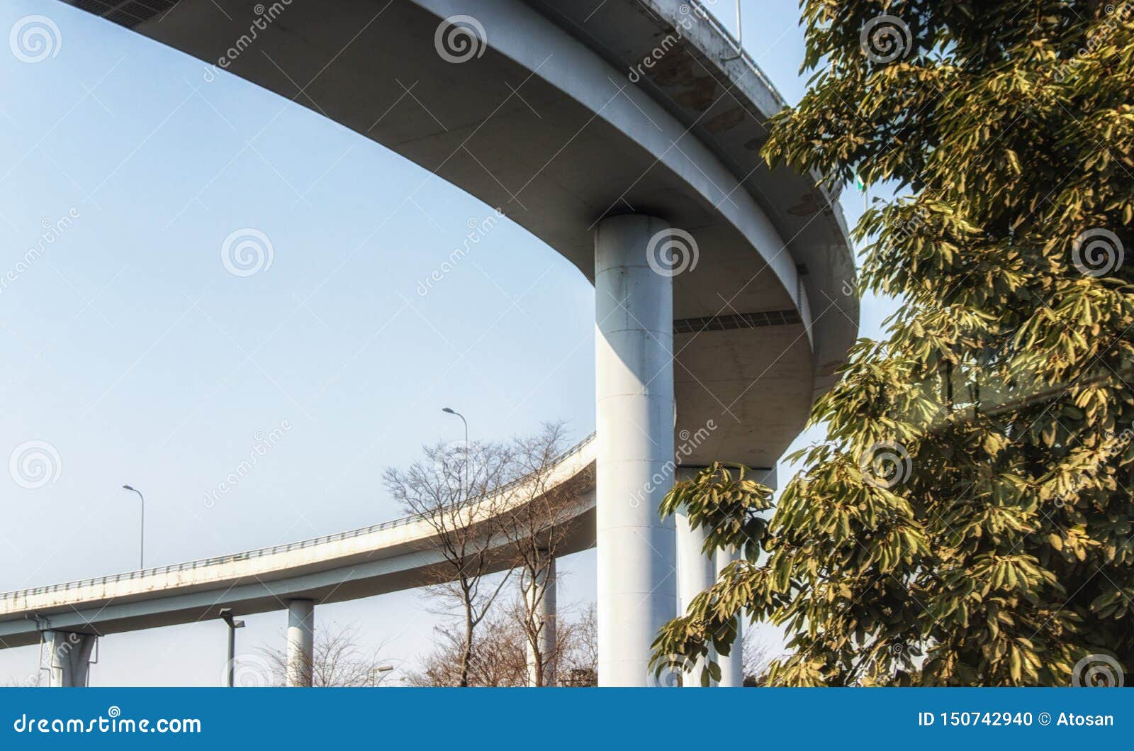 Elevated road stock photo. Image of freeway, expressway - 150742940