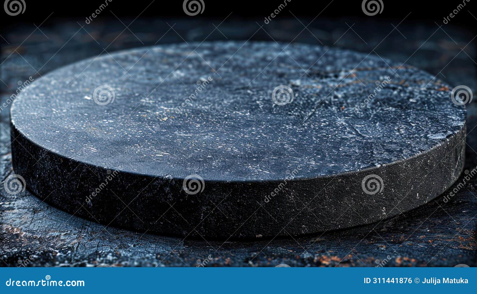 Elevated Round Platform Showcases Product with Sophistication Stock ...