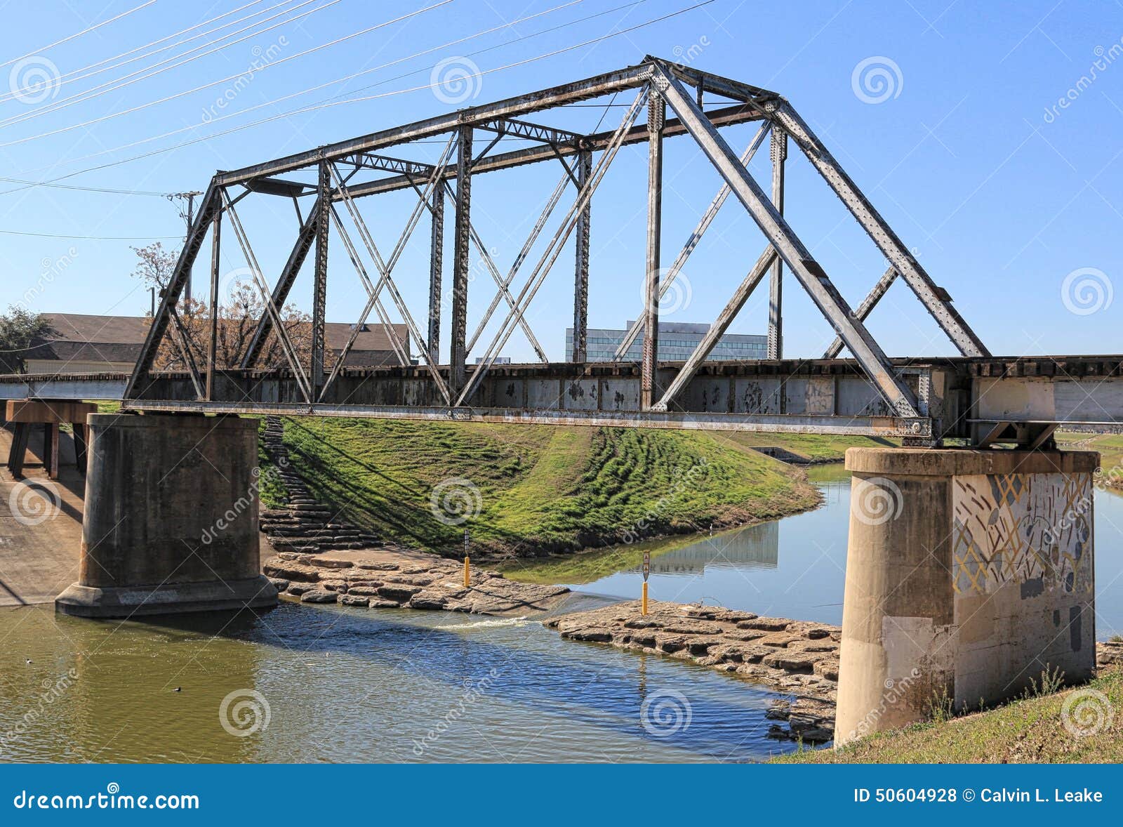 Elevated Train Bridge stock photo. Image of river, tracks - 50604928