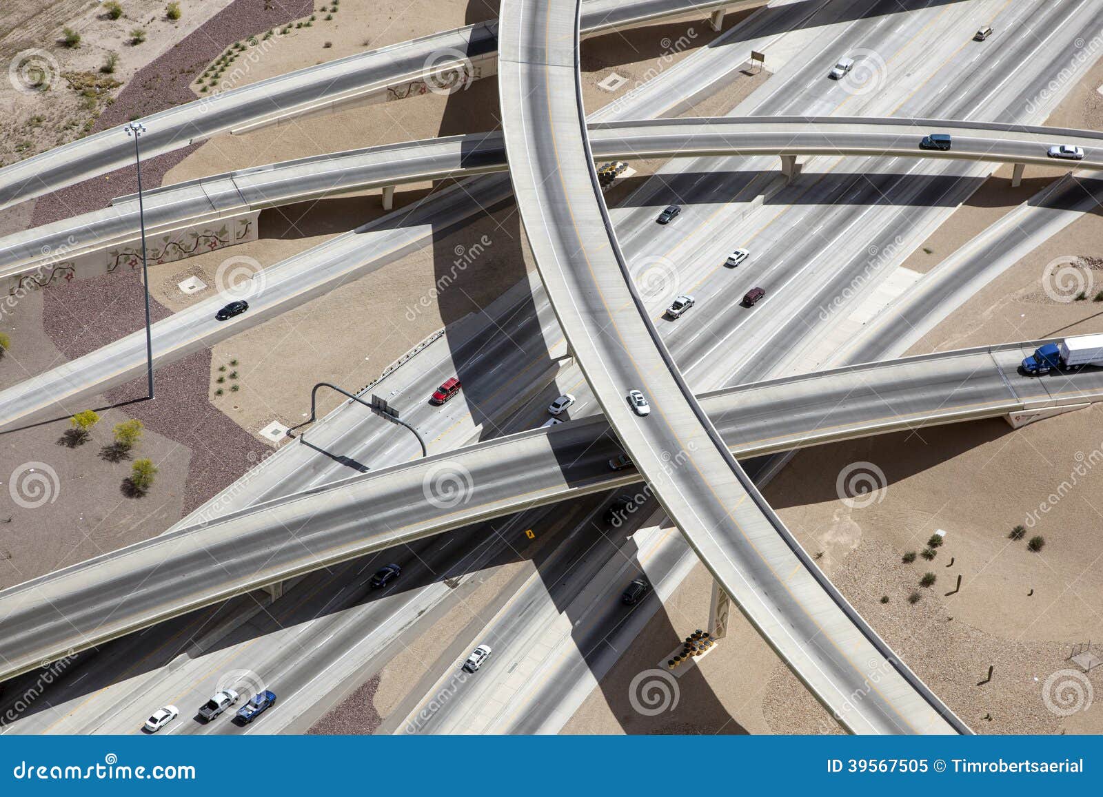 Elevated Interstate Interchange Stock Image | CartoonDealer.com #41546503