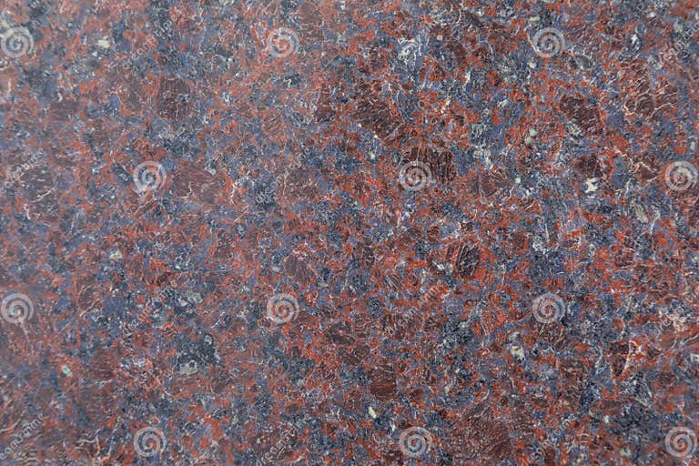 Elevated View of Dark Maroon Granite Stone Surface Stock Photo - Image ...