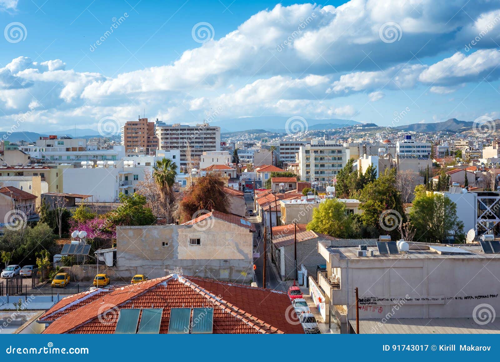 Elevated View of Limassol Cityscape. Cyprus Stock Image - Image of ...