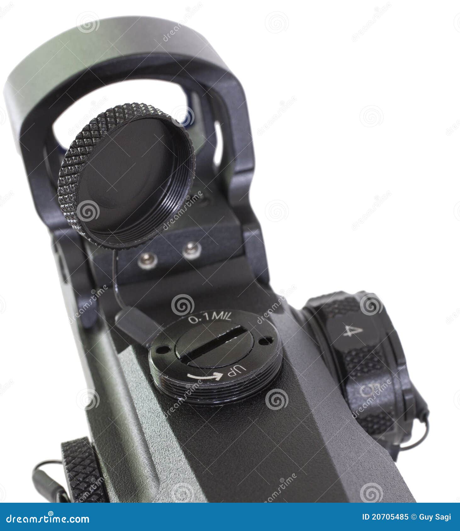 Elevation Adjustment On A Sniper Scope Royalty-Free Stock Photo ...