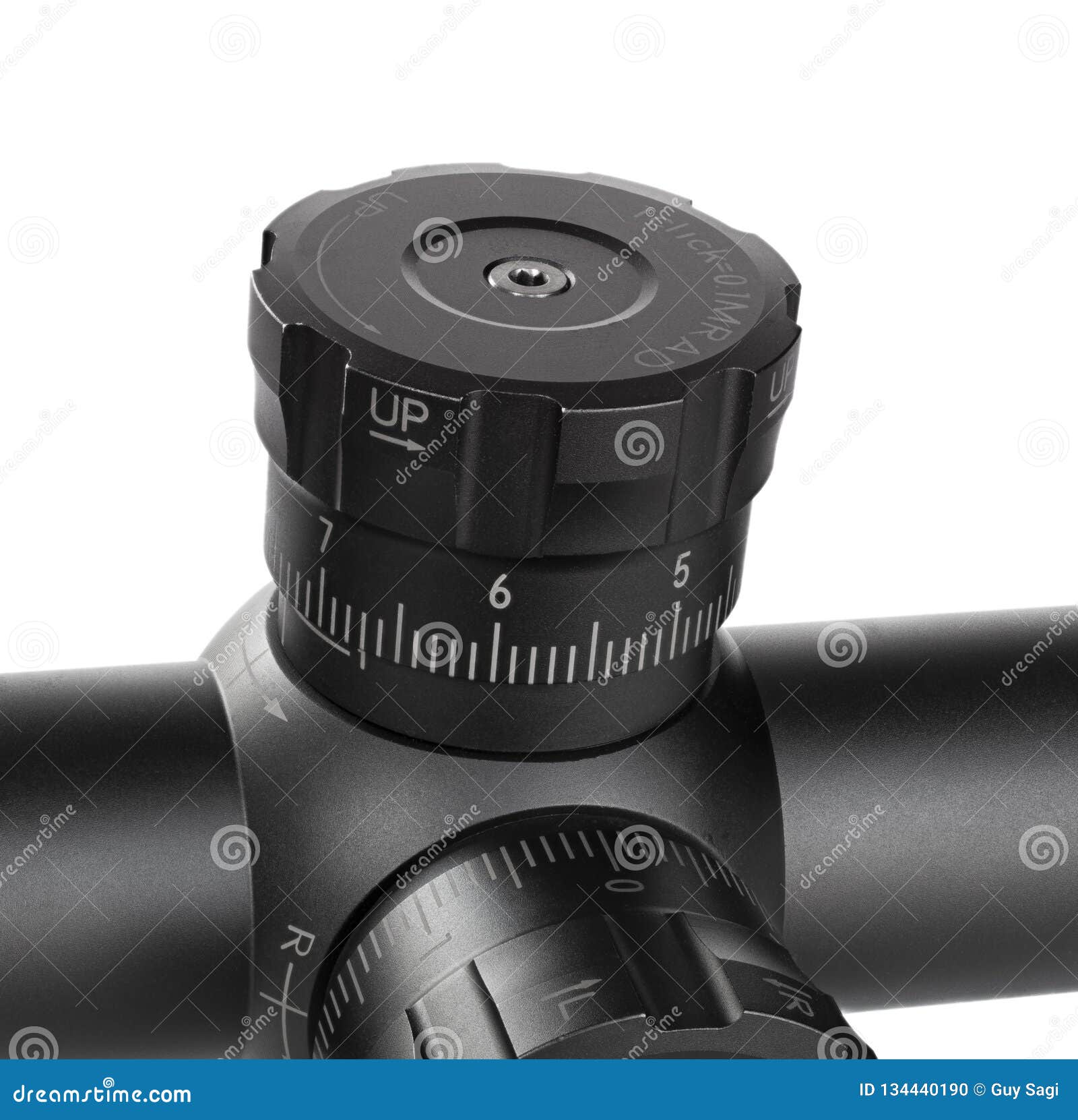Elevation Dial On A Sniper Scope Stock Photography | CartoonDealer.com ...