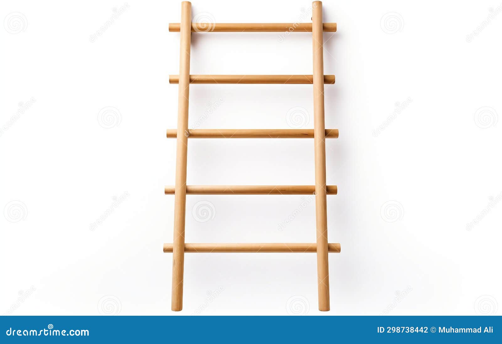 Elevation Ladder Perspective on White Background Stock Illustration ...