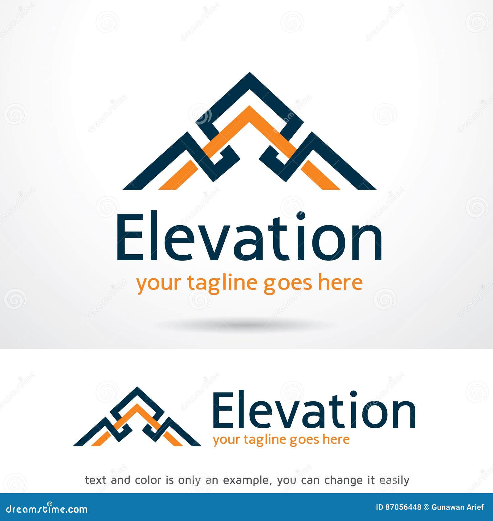 Elevation Logo Template Design Vector Stock Vector - Illustration of ...