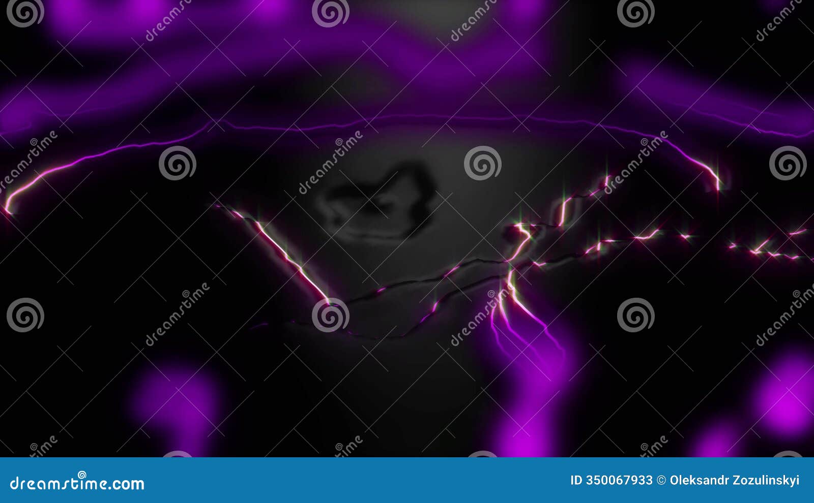 Elevation Map Purple Curve Lines Black Landscape 3d Stock Illustration ...