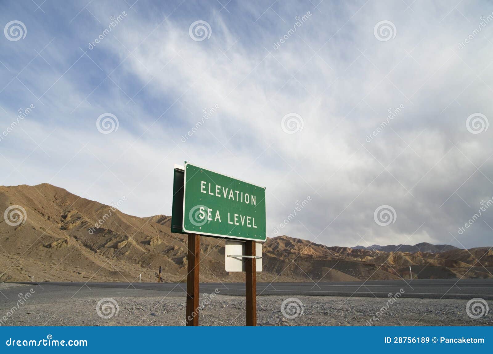 Elevation Sea Level Sign Stock Image | CartoonDealer.com #28756189