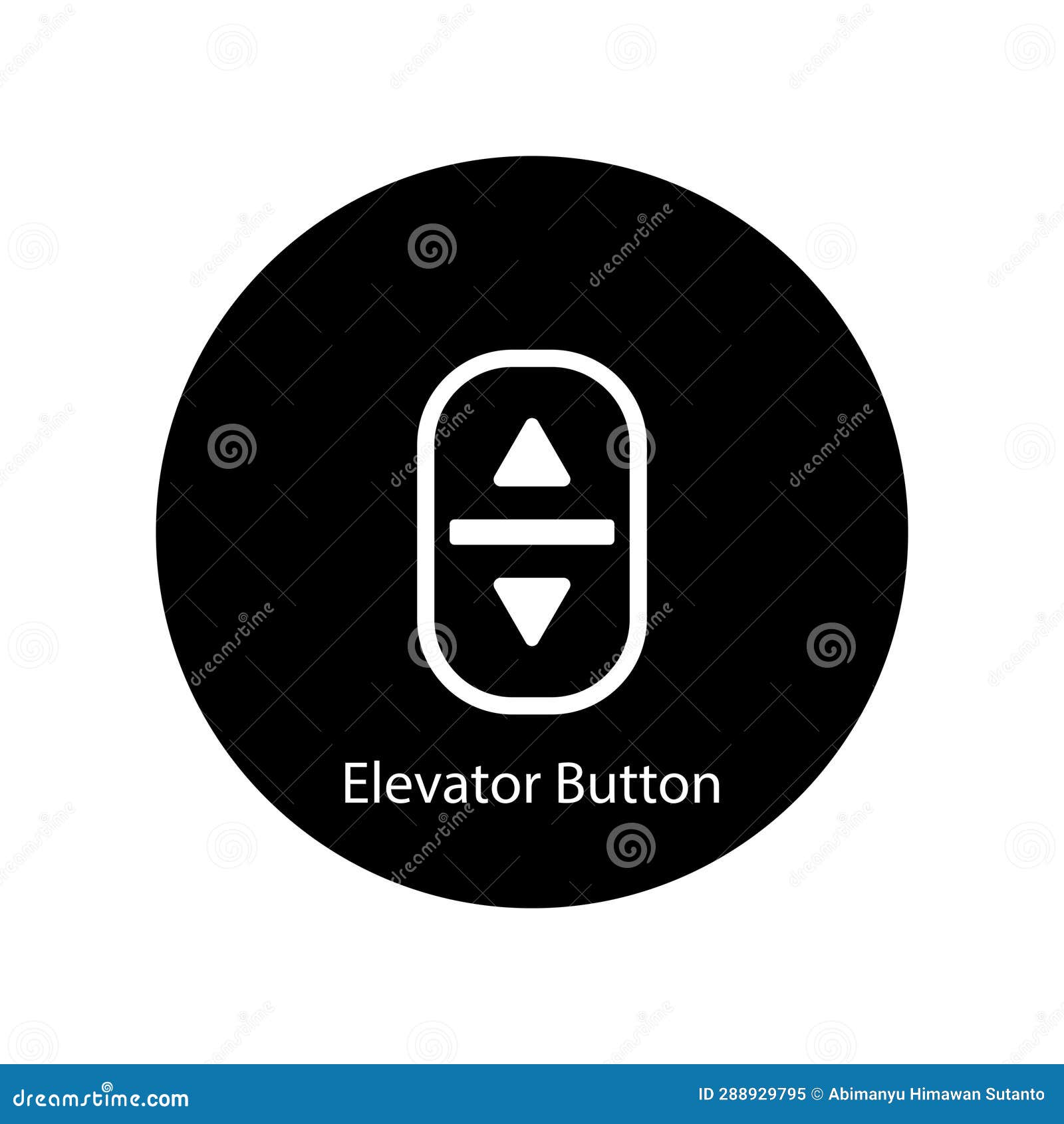 Elevator Button Icon Vector Stock Vector - Illustration of icon ...
