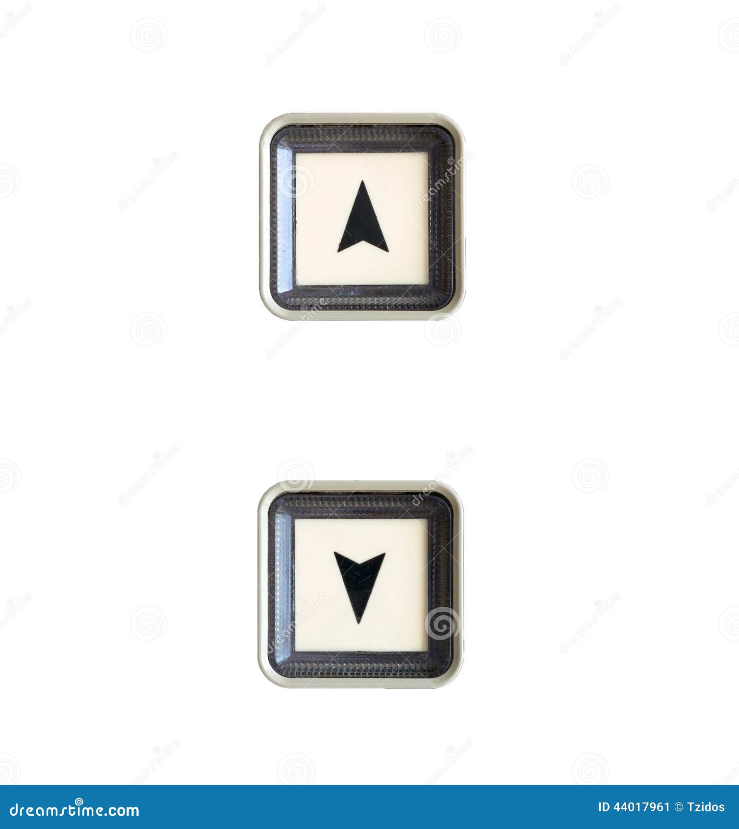 Elevator Button Up and Down Direction Stock Image - Image of border ...