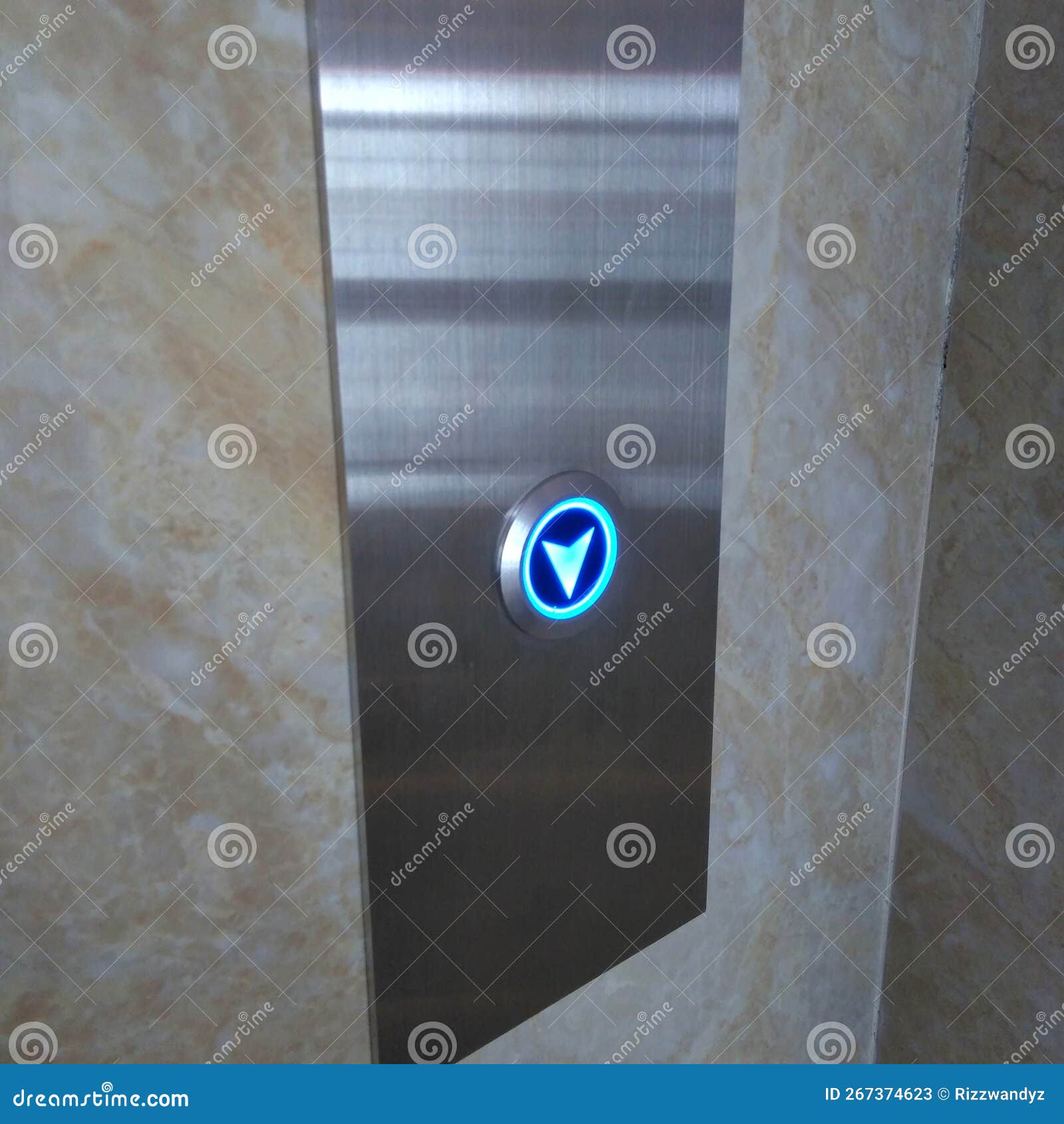Elevator Button in the Wall Stock Image - Image of elevator, window ...