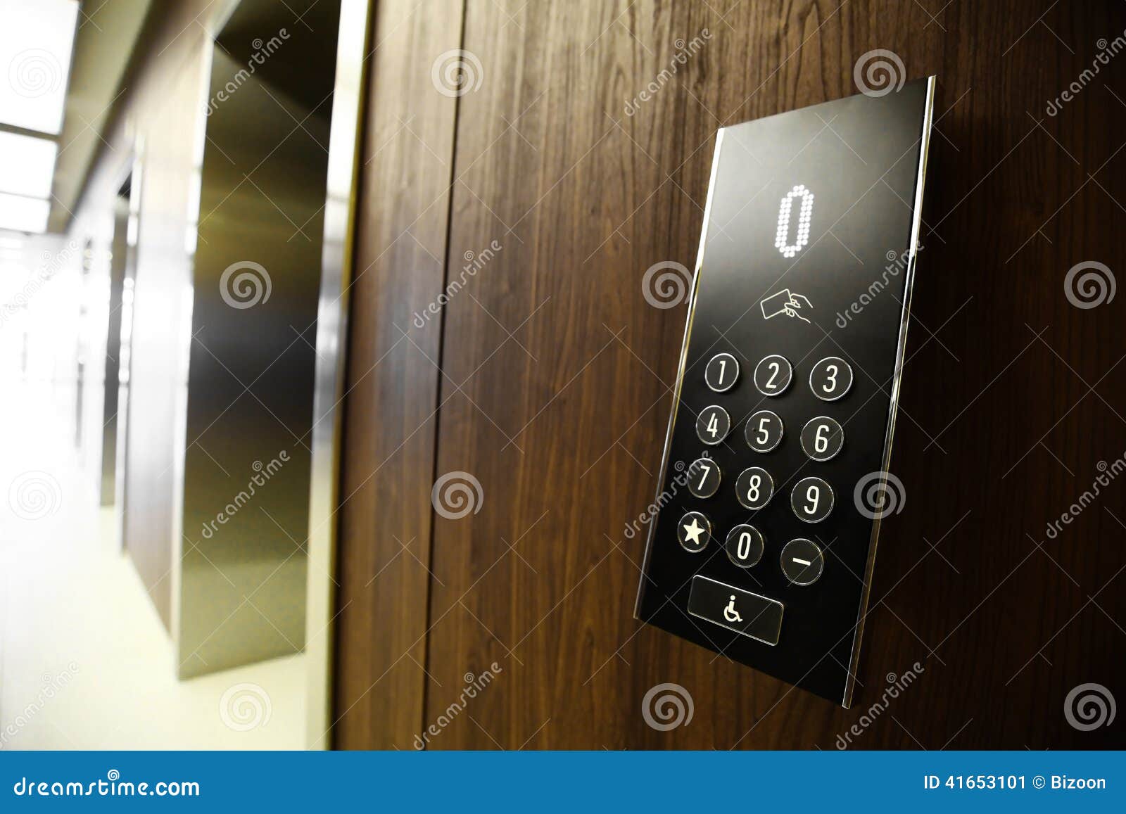 Elevator buttons stock image. Image of lift, indoors - 41653101