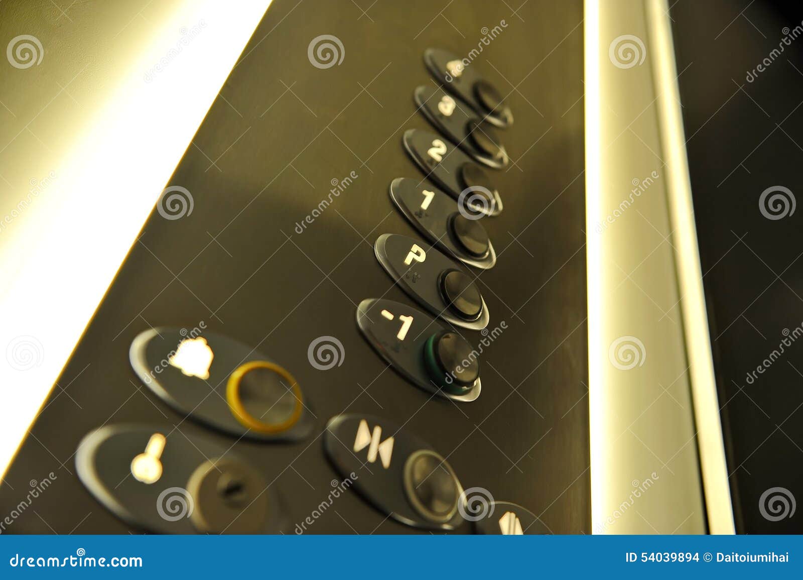 Elevator Buttons stock photo. Image of decisions, highlighted - 54039894