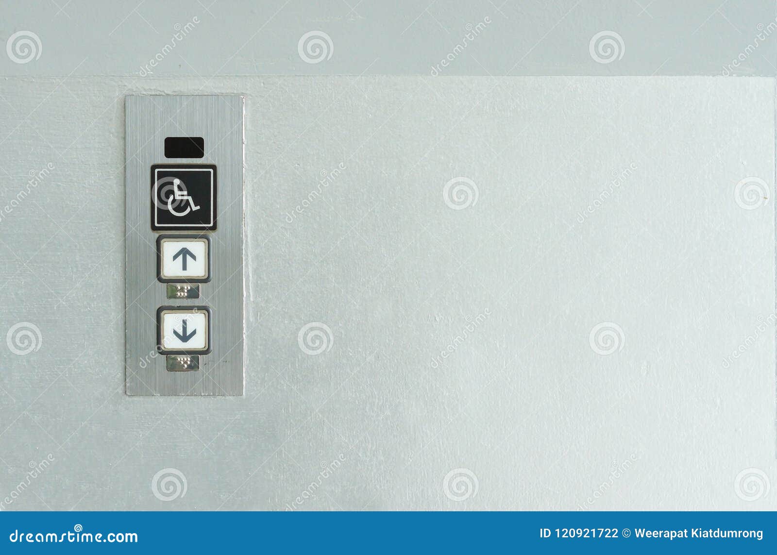 Elevator Buttons for the Handicap Stock Photo - Image of accessibility ...