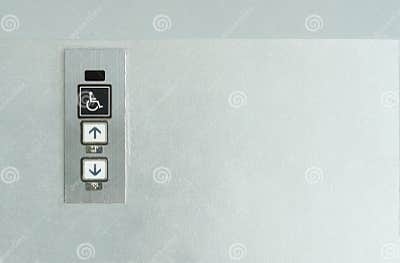 Elevator Buttons for the Handicap Stock Photo - Image of accessibility ...