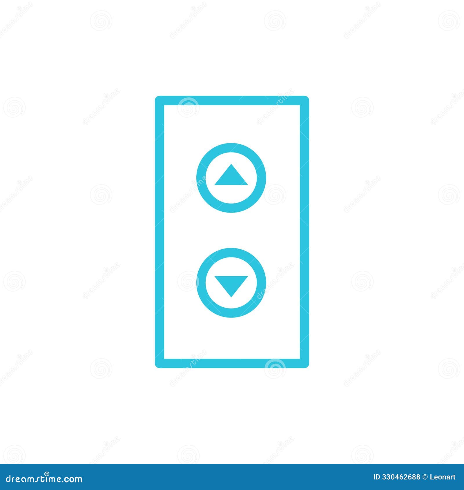 Elevator Buttons Panel Vector Icon Isolated On White Background ...