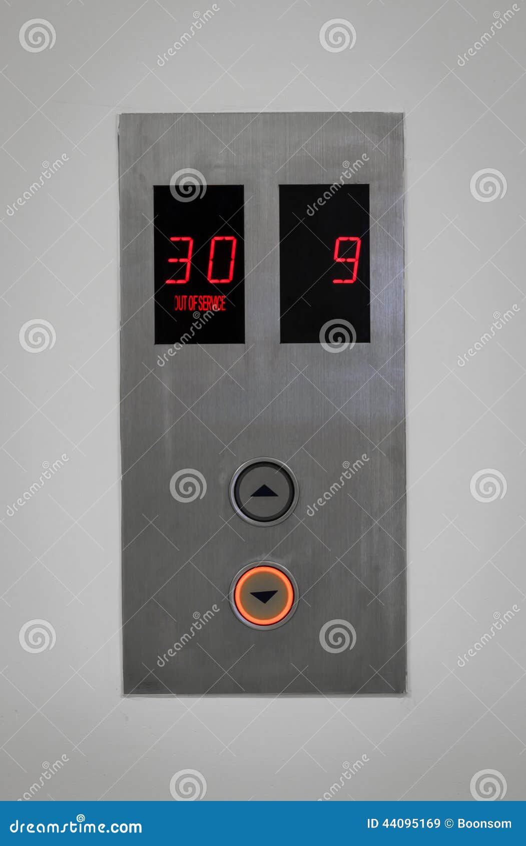 Elevator buttons stock image. Image of panel, lift, wall - 44095169