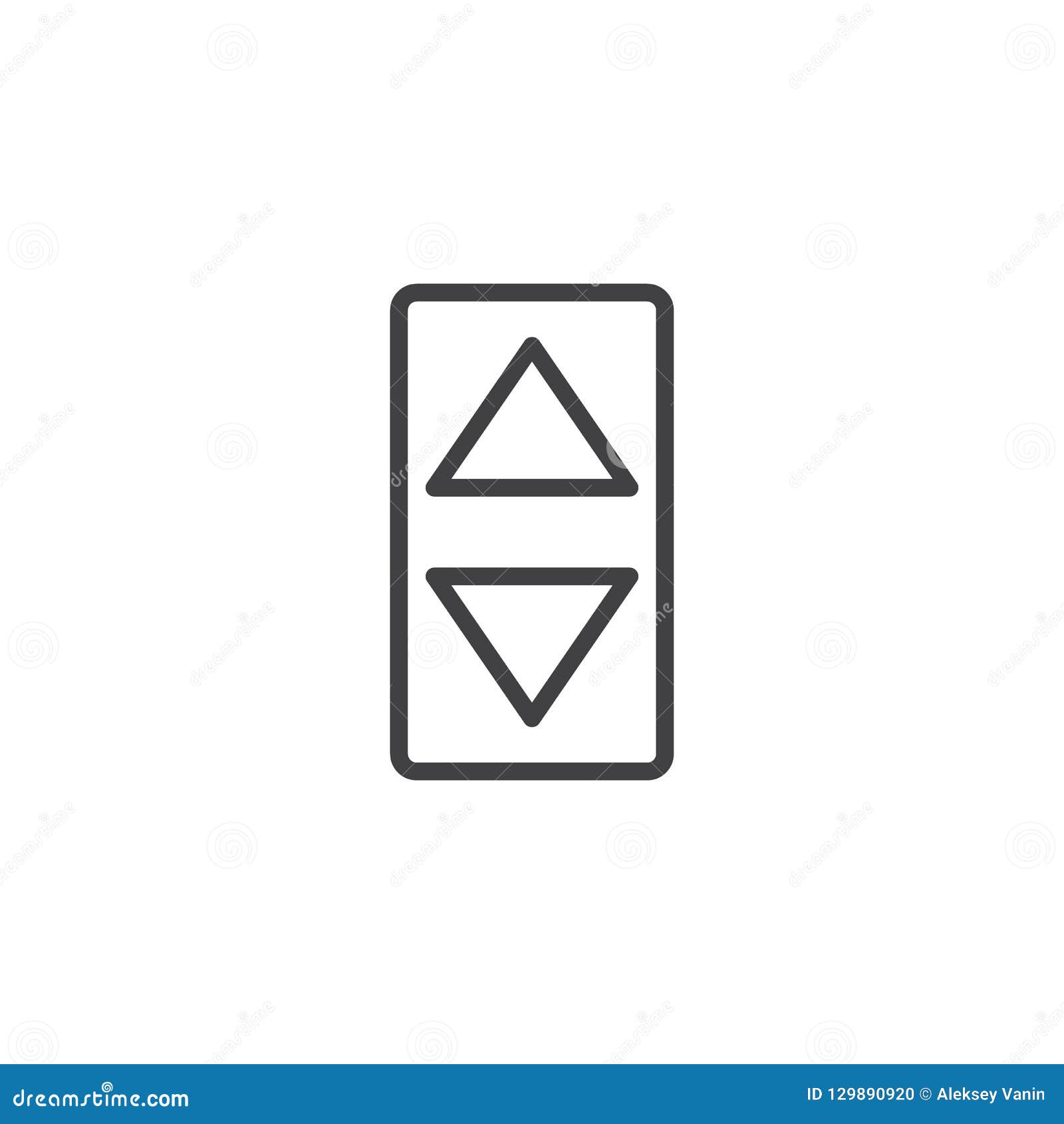 Elevator Buttons Panel Silhouette Vector Illustration | CartoonDealer ...