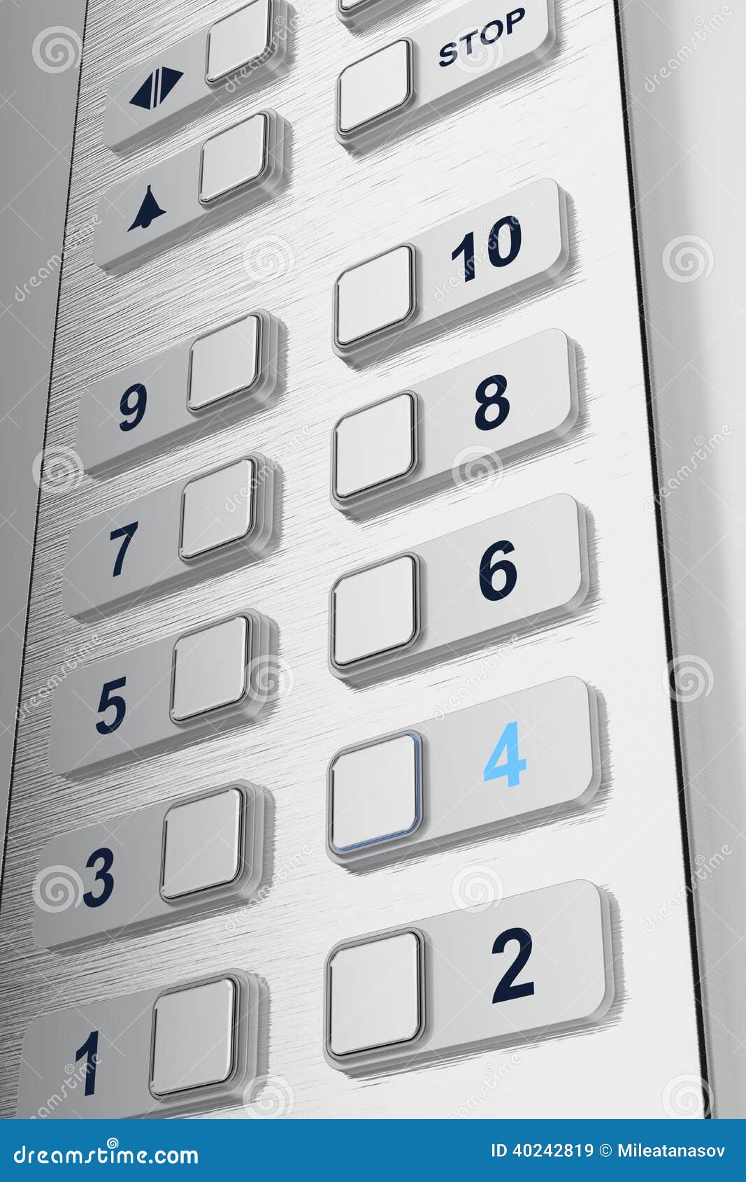 Elevator buttons stock illustration. Illustration of machine - 40242819