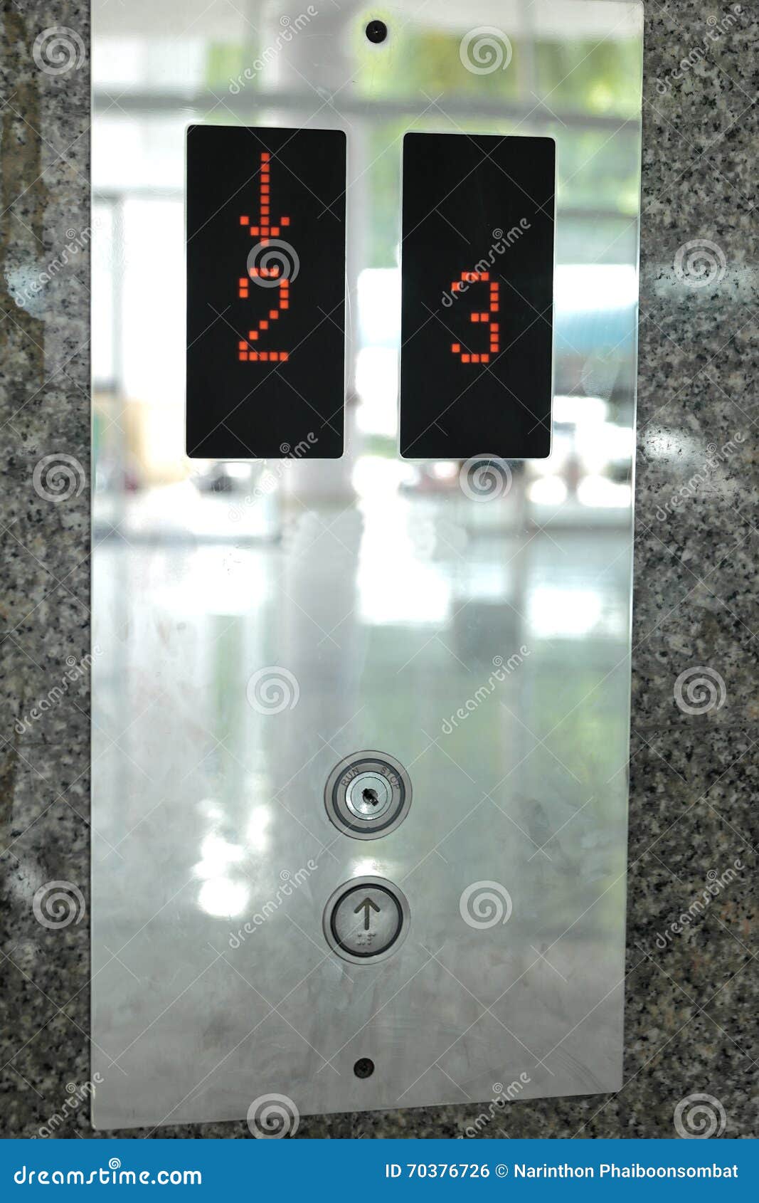 Elevator Buttons Show Numbers Stock Photo - Image of icon, level: 70376726