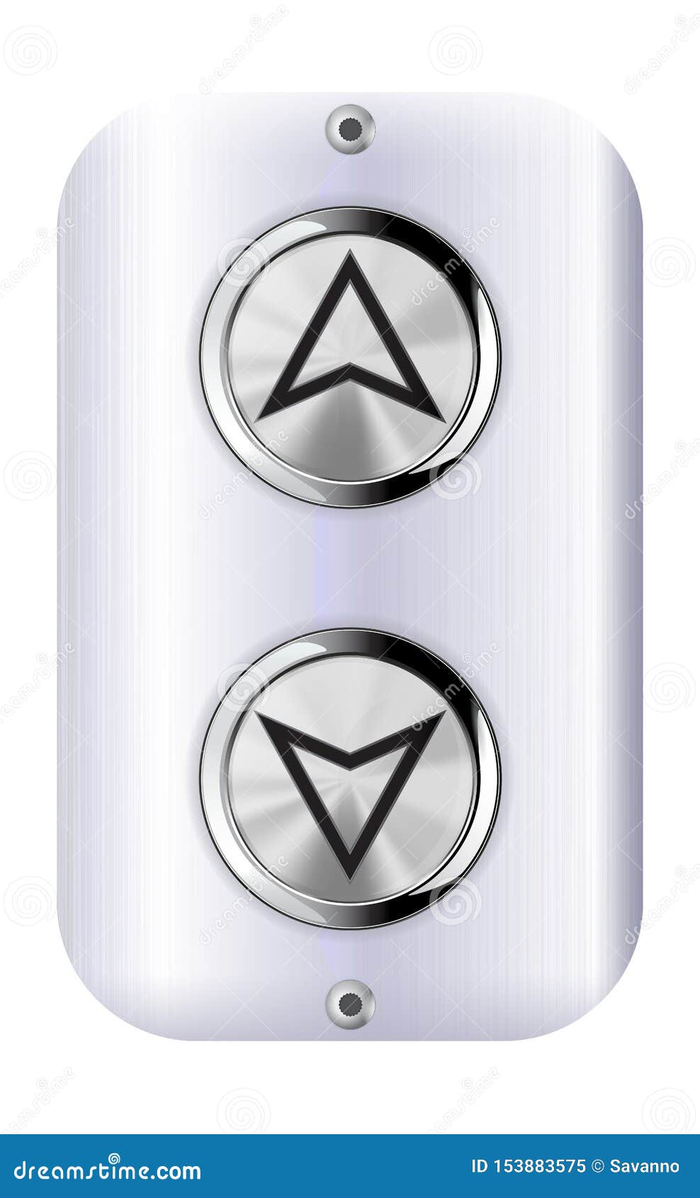 Elevator Buttons. Up and Down Stock Vector - Illustration of doors ...