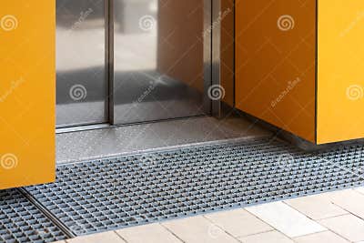 Drainage System Front External Elevator Stock Image - Image of gate ...