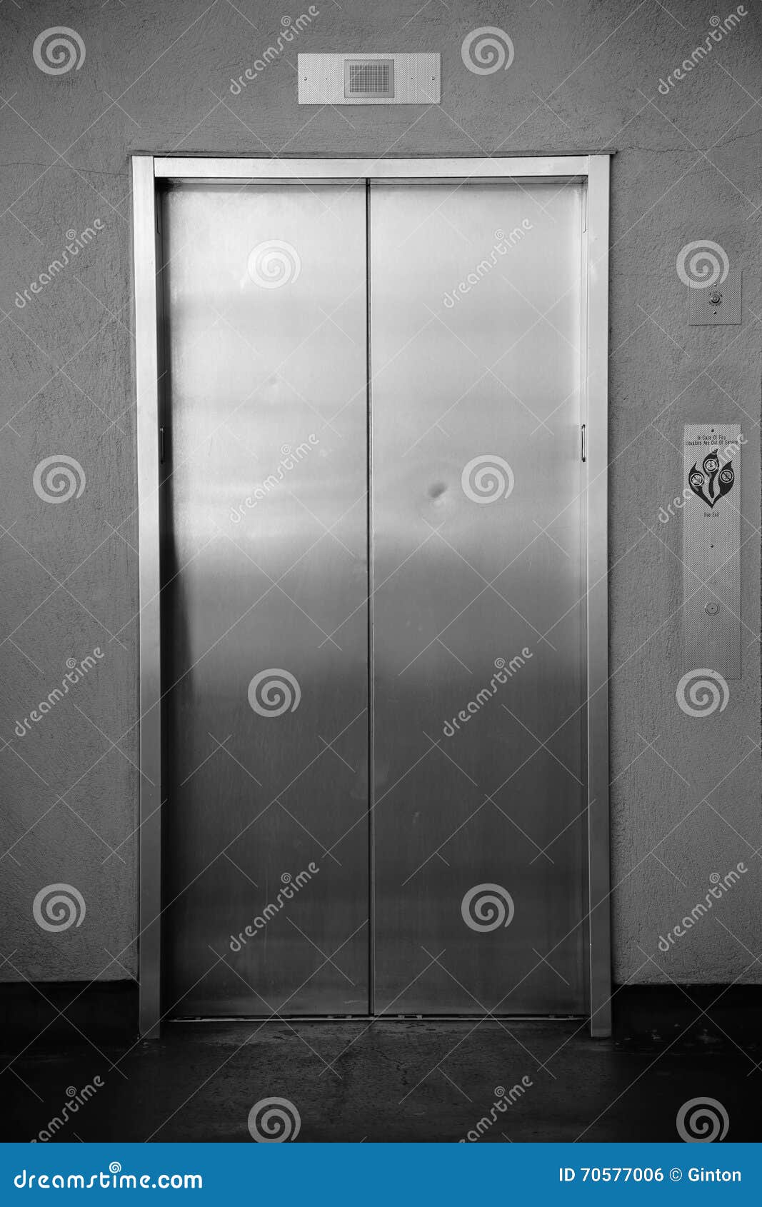 Elevator stock photo. Image of stainless, sliding, level - 70577006