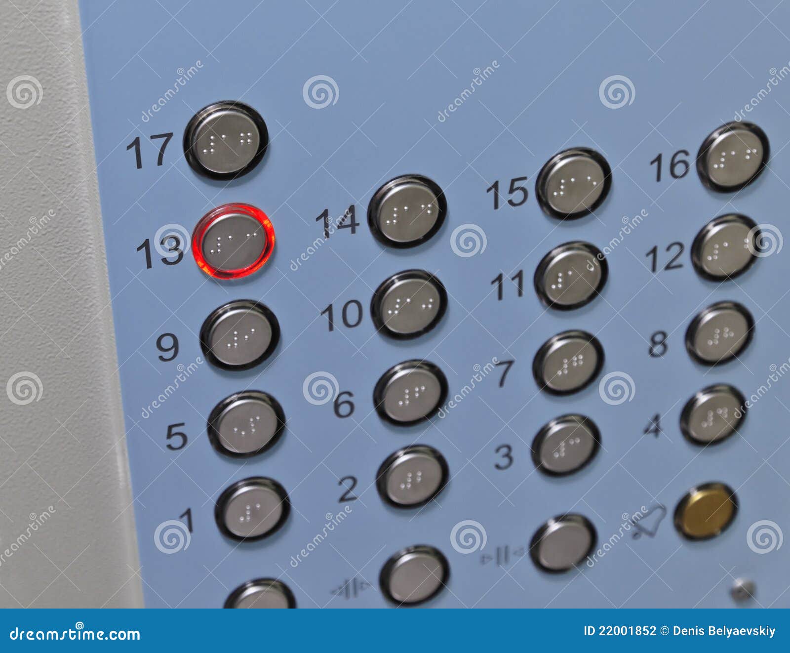 Elevator Control Panel stock photo. Image of press, control - 22001852