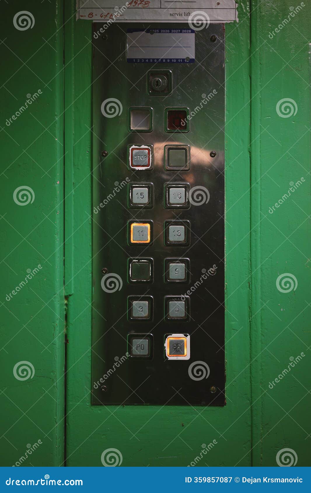 An Elevator Control Panel Royalty-Free Stock Image | CartoonDealer.com ...