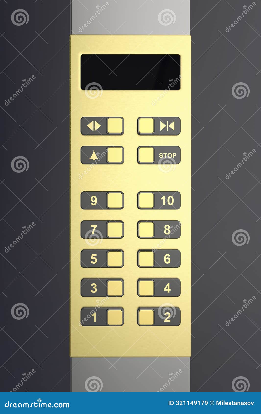 Elevator Control Panel Stock Photography | CartoonDealer.com #40242782