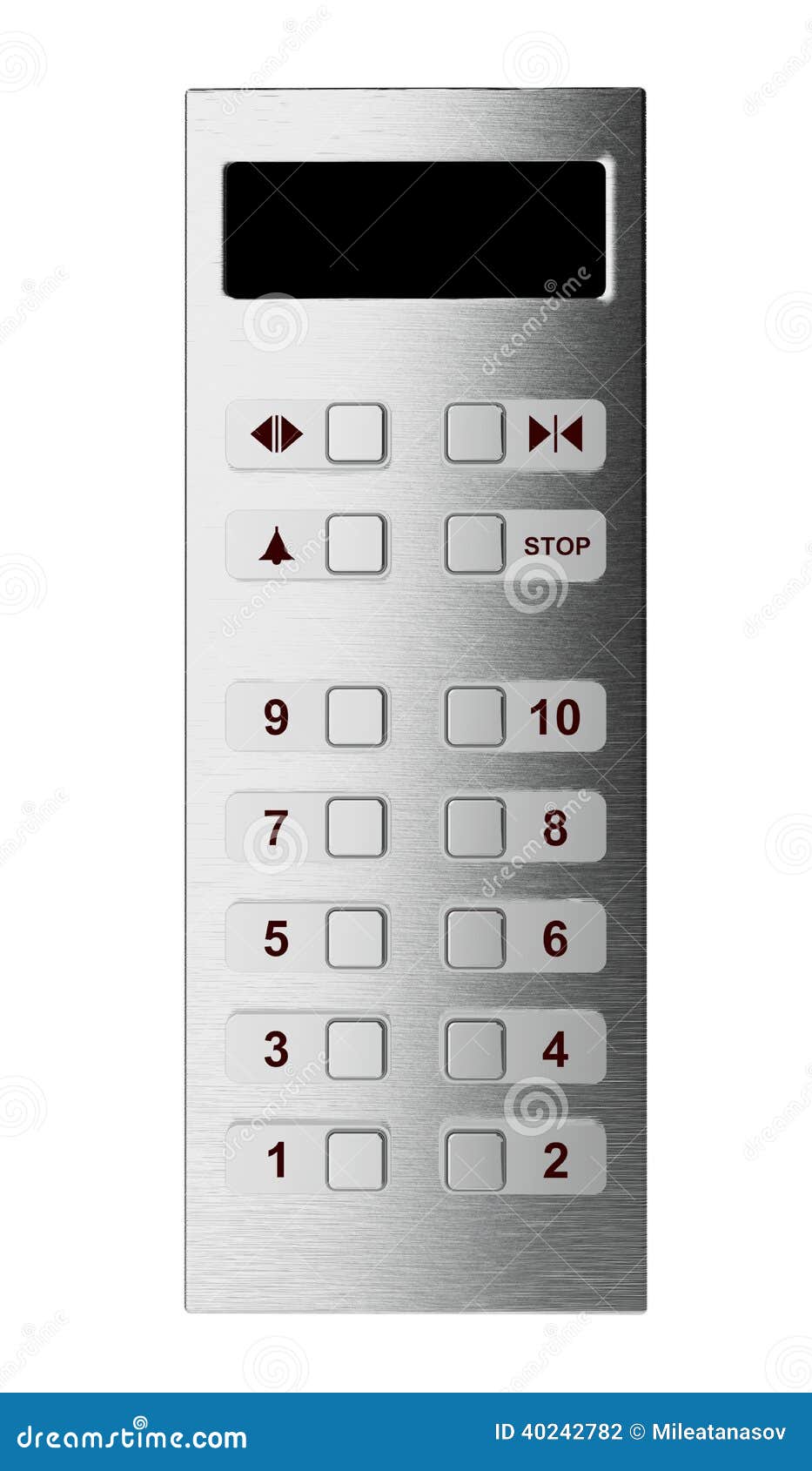 Elevator Control Panel Stock Photography | CartoonDealer.com #40242782
