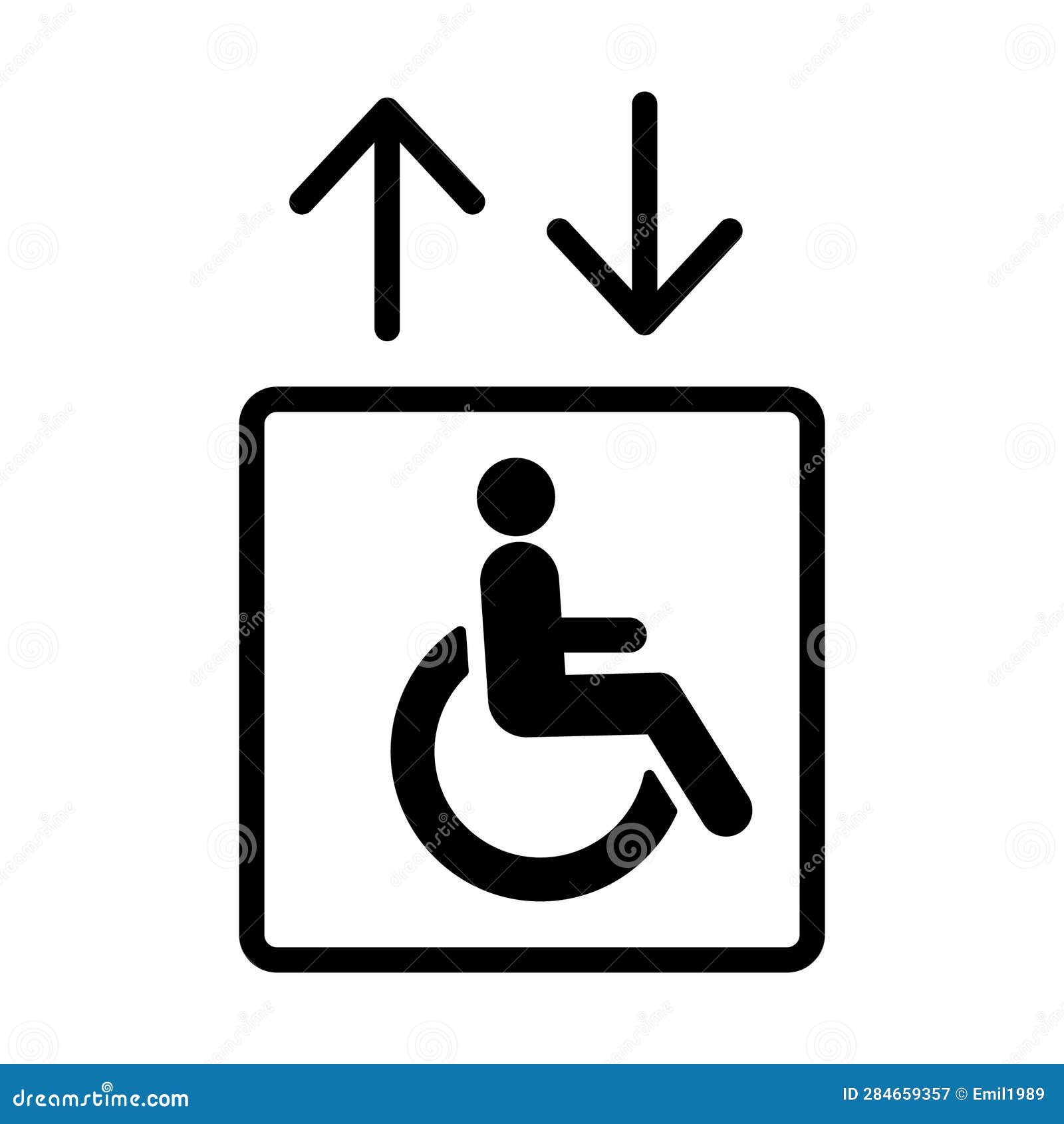 Disable Sign Royalty-Free Stock Photography | CartoonDealer.com #19186505