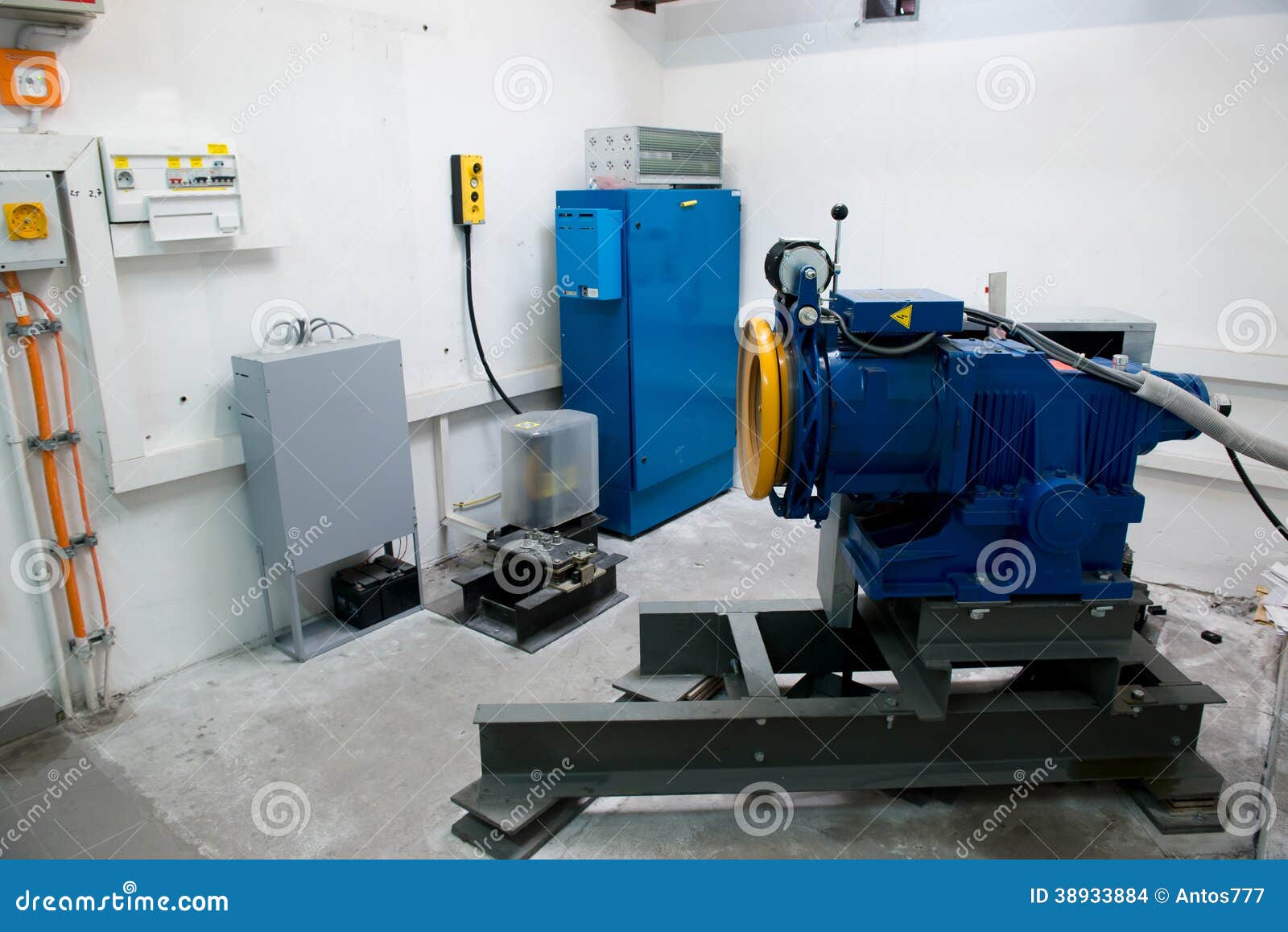 Engine For The Elevator Of A Mining Shaft Royalty-Free Stock ...