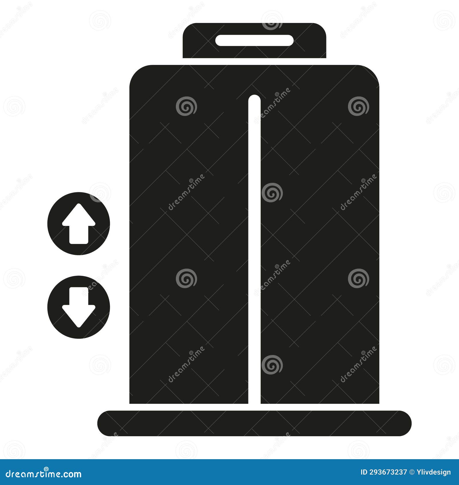 Elevator Exit Icon Simple Vector. People Escape | CartoonDealer.com ...