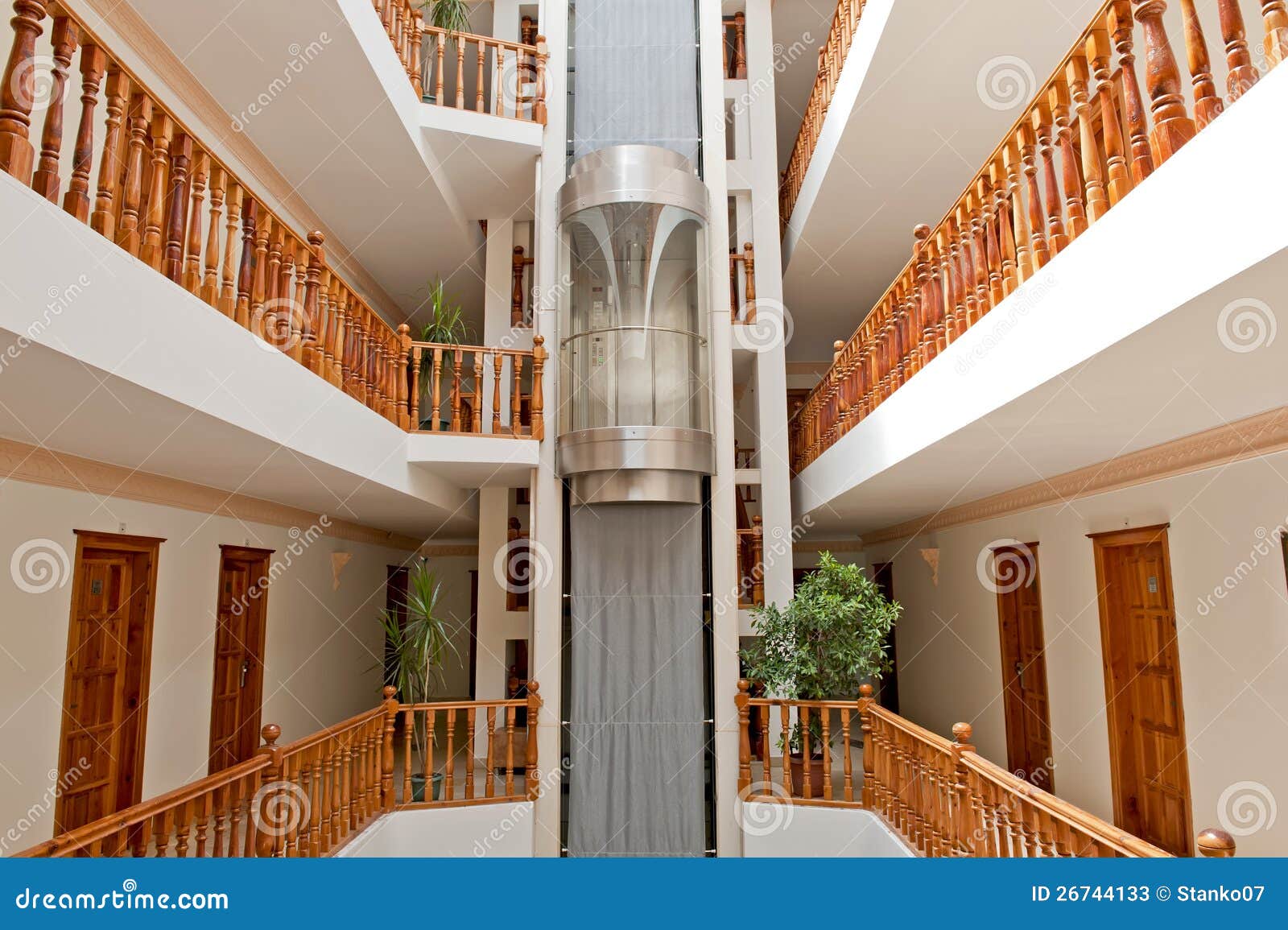 Elevator hall stock image. Image of interior, accommodation - 26744133